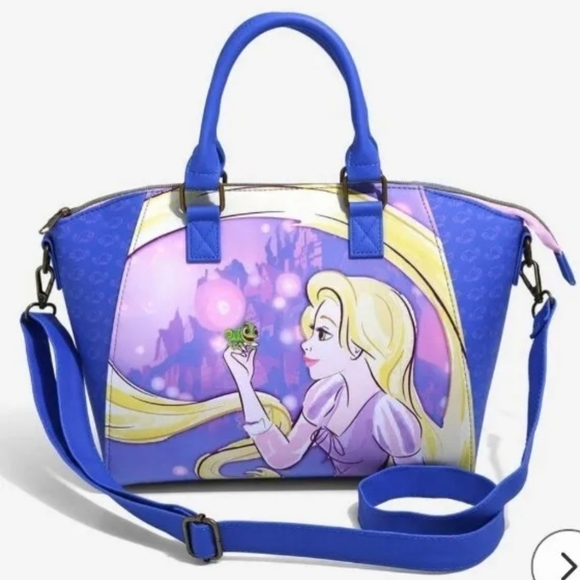 Loungefly | Bags | Loungefly Disney Tangled Rapunzel Satchel Bag | Poshmark
